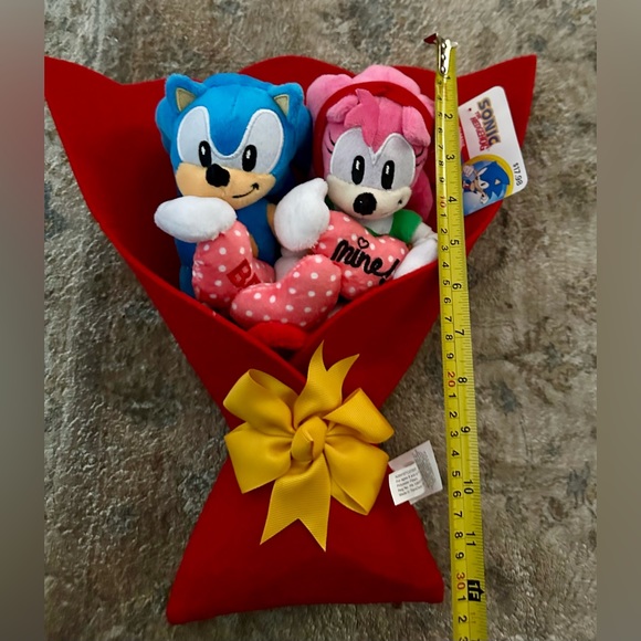 RUZ | Toys | Sonic The Hedgehog Amy Rose And Sonic Valentines Day Plush ...